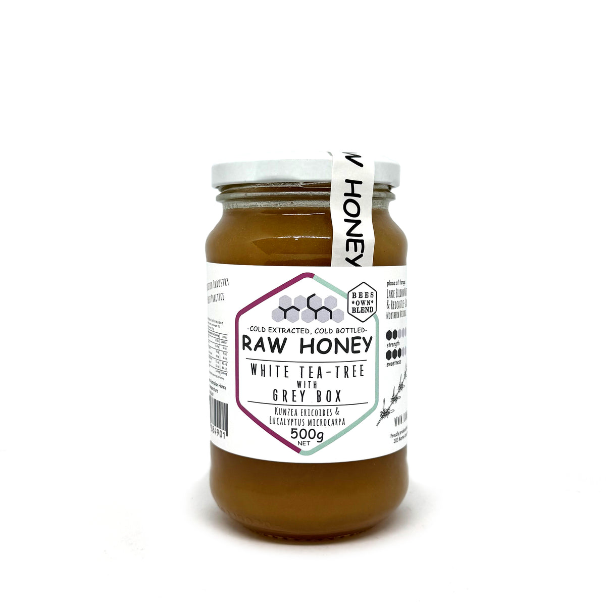 Raw White Tea-Tree with Grey Box Honey – Raw Honey